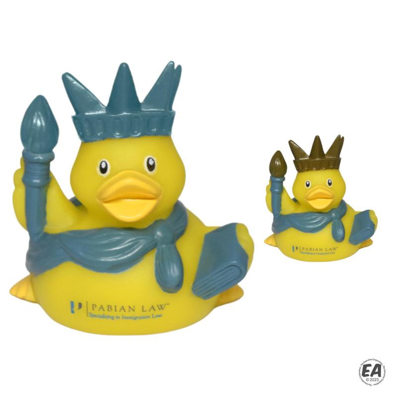 Promotional Rubber Lady Liberty Duck | Customized Rubber Ducks ...