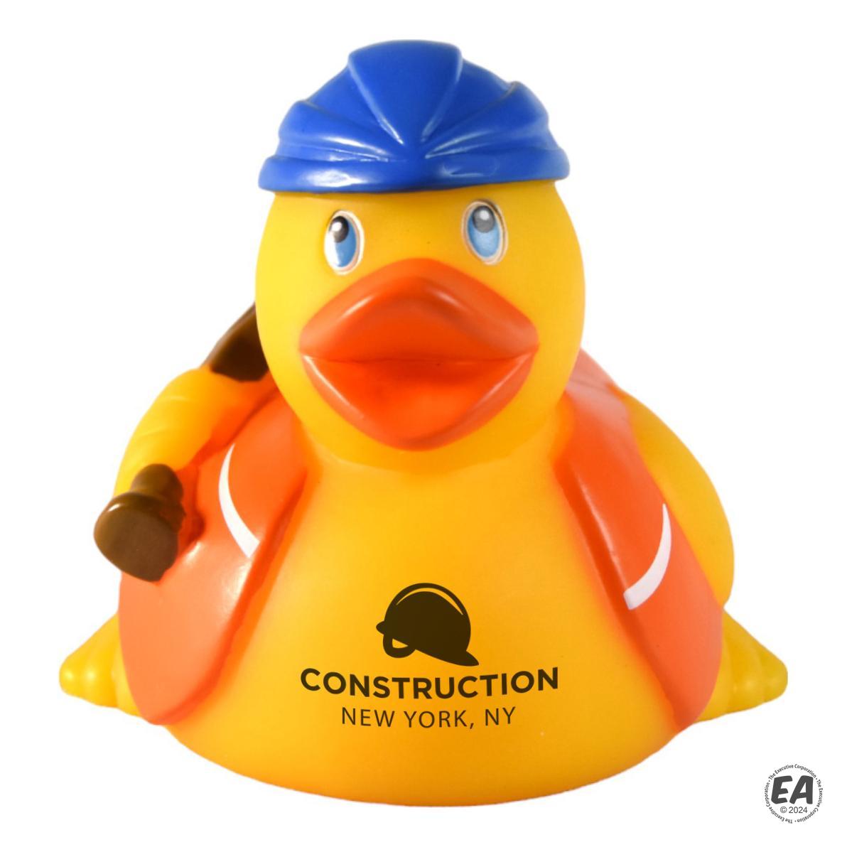 Promotional Rubber Aqua Duck Construction Worker Rubber Duck ...
