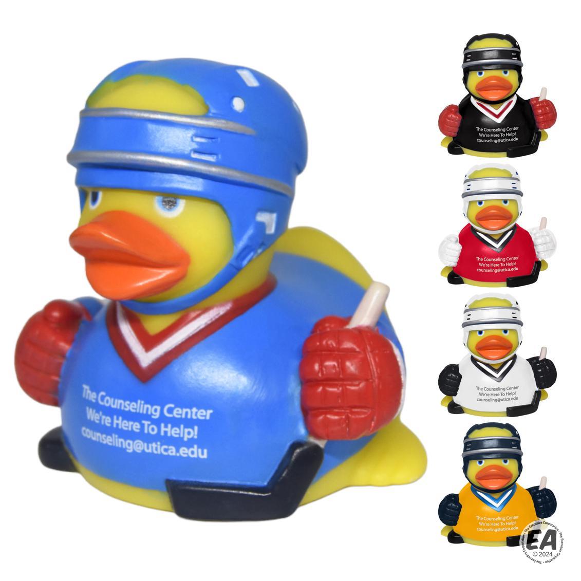 Customized Rubber Hockey Duck | Promotional Rubber Ducks | Custom ...