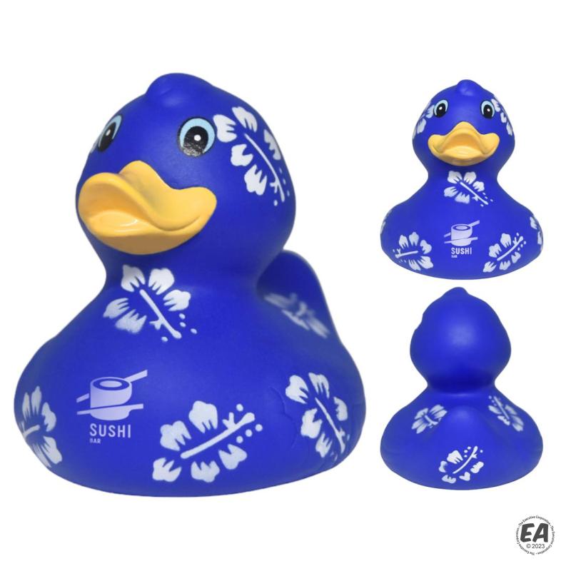 Promotional Rubber Pretty In Blue Duck Customized Rubber Ducks Custom Rubber Pretty In Blue