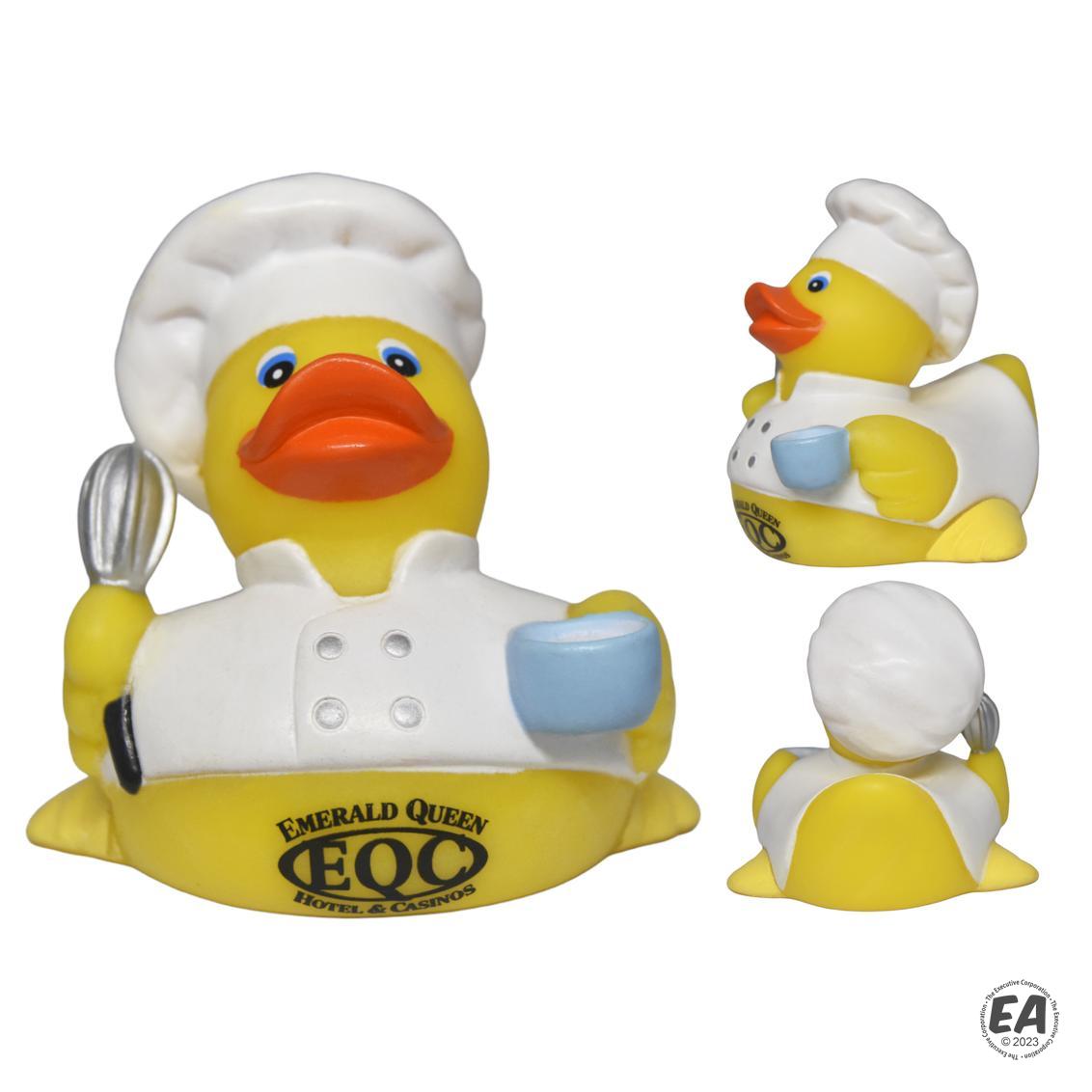 Customized Cuisine Chef Rubber Duck | Custom Rubber Ducks | Promotional ...