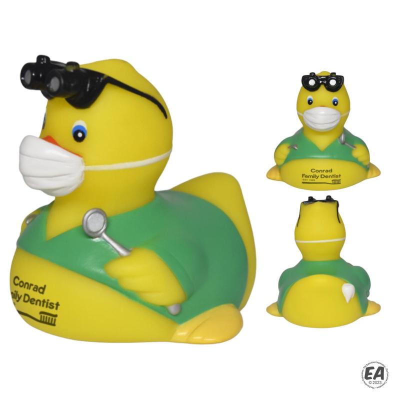 Customized Rubber Dentist Duck | Promotional Rubber Ducks | Branded ...