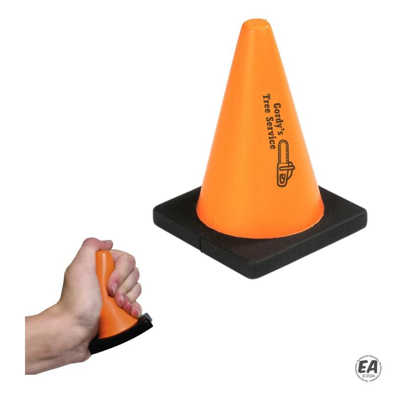 Promotional Traffic Cone Stress Reliever | Customized Stress Relievers ...