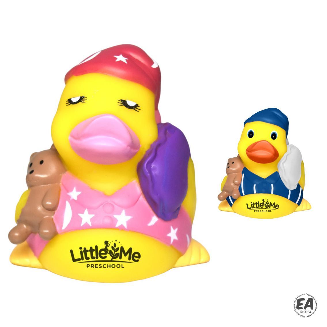 Promotional Sleepy Time Rubber Duck | Customized Rubber Ducks | Branded ...
