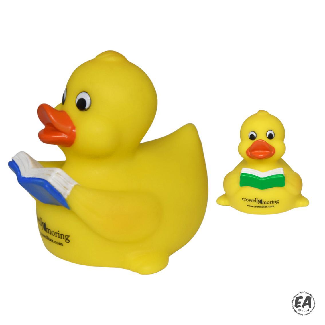 Promotional Learning Rubber Duck Reading Duck | Customized Rubber Ducks ...