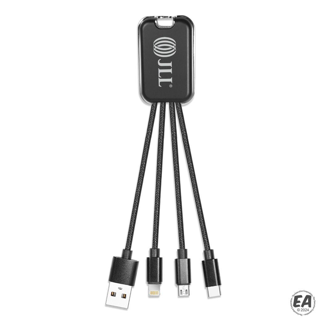 Promotional Elk Grove 4 in1 Charging Cables with USB Tip | Customized ...