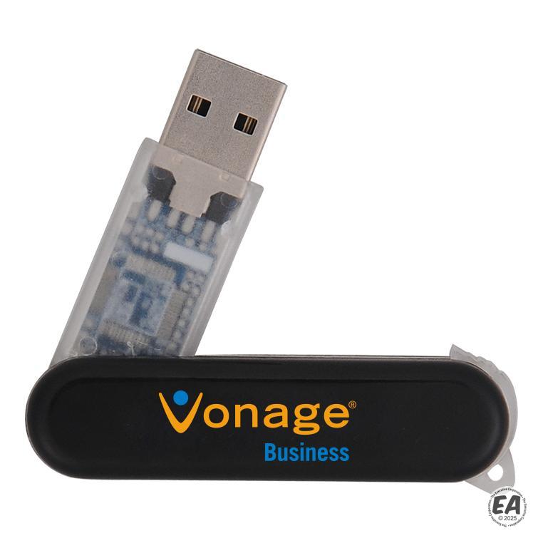 Promotional Meriden Black Swiss-Style USB Drive 2GB | Branded Flash ...