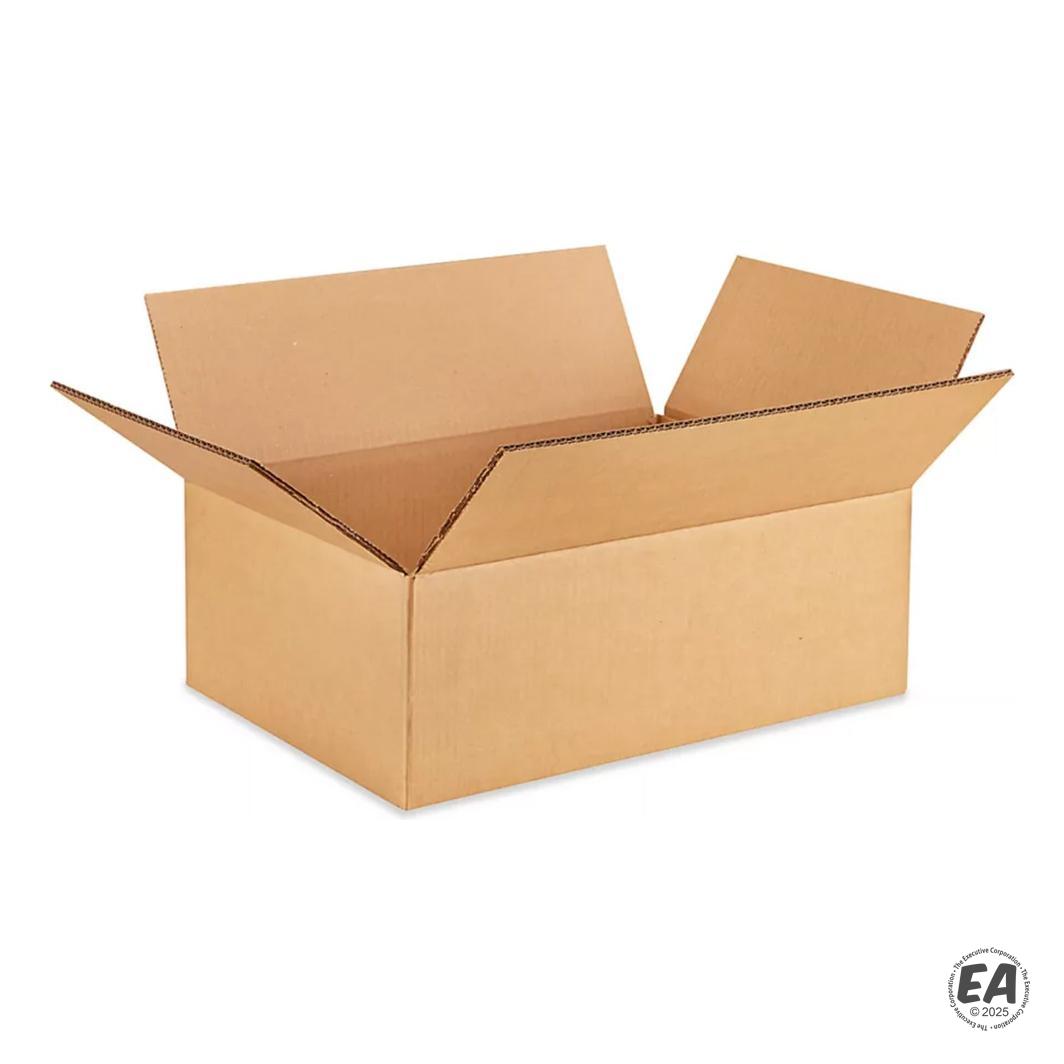 Branded Kraft Shipping Box 18x12x6 (275 lb. Test DW) | Promotional ...