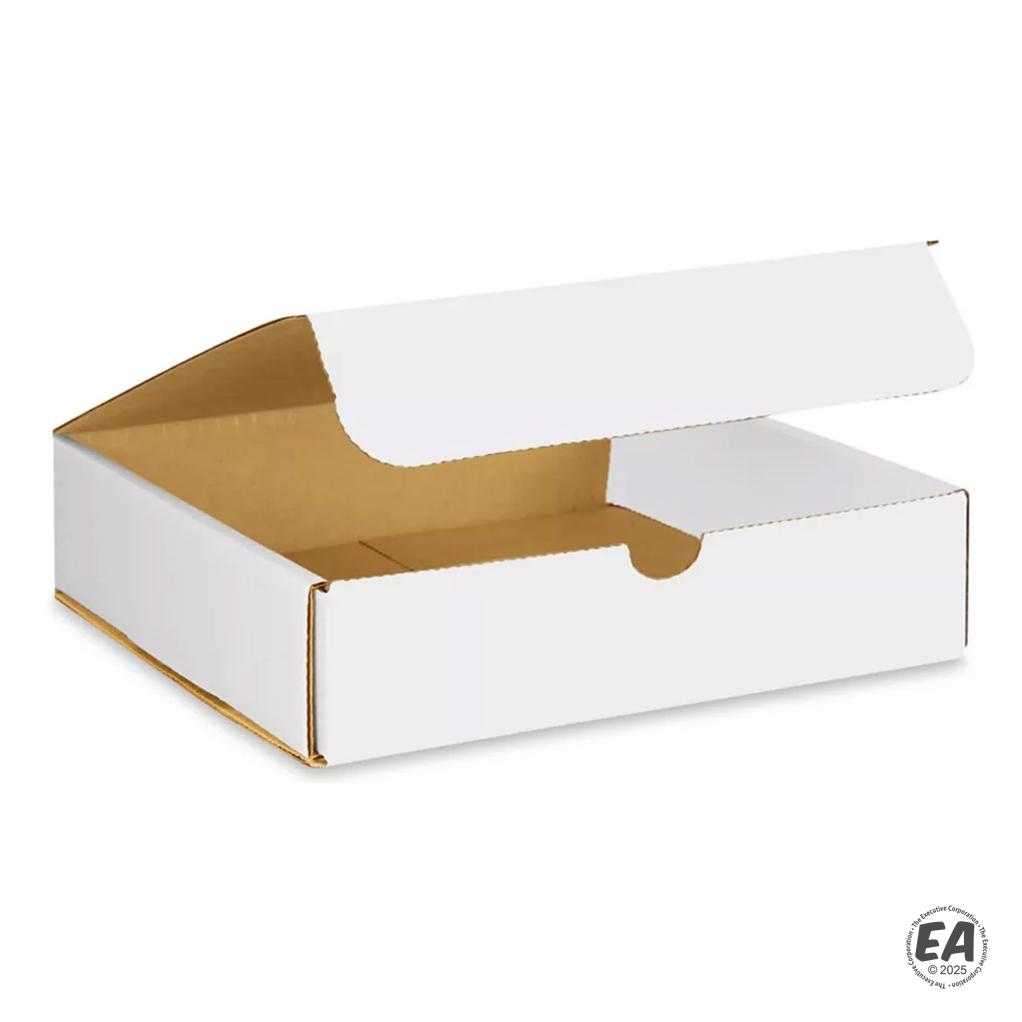 Customized White Mailer Box 8x8x2 | Promotional Mailer Boxes | Branded ...