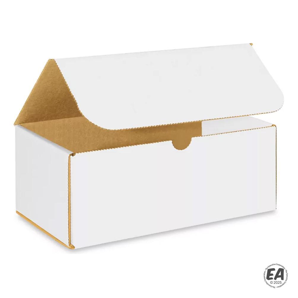 Branded White Mailer Box 10x5x4 | Customized Mailer Boxes | Custom ...