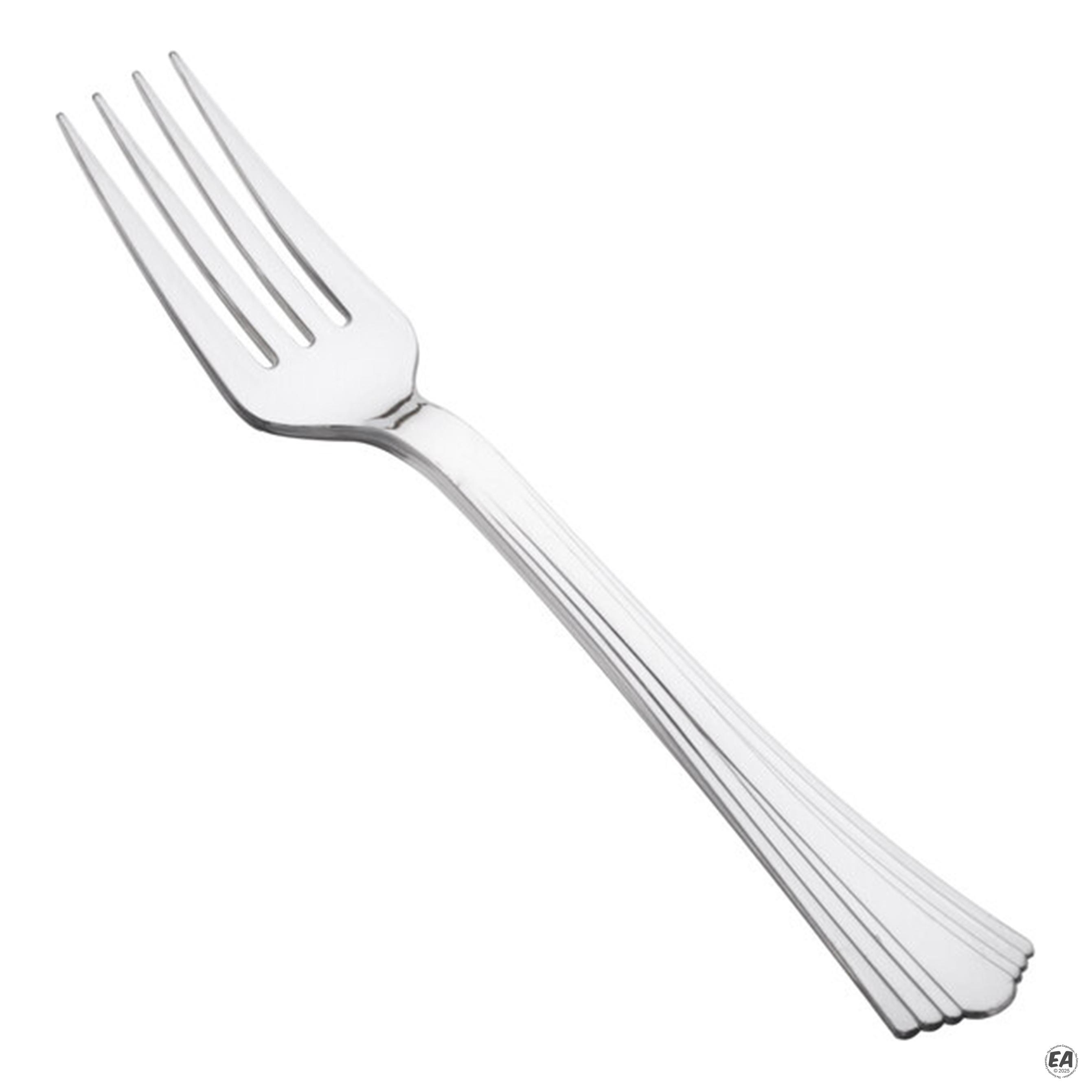 Customized Reflections Plastic Stainless Steel Look Fork 7 ...