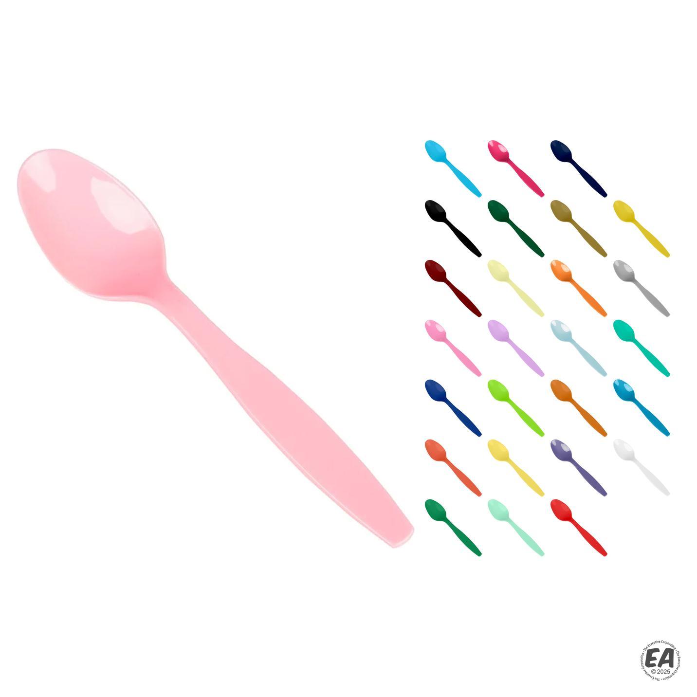 Promotional Colorware Colored Plastic Spoon 7 | Customized Award Plates ...