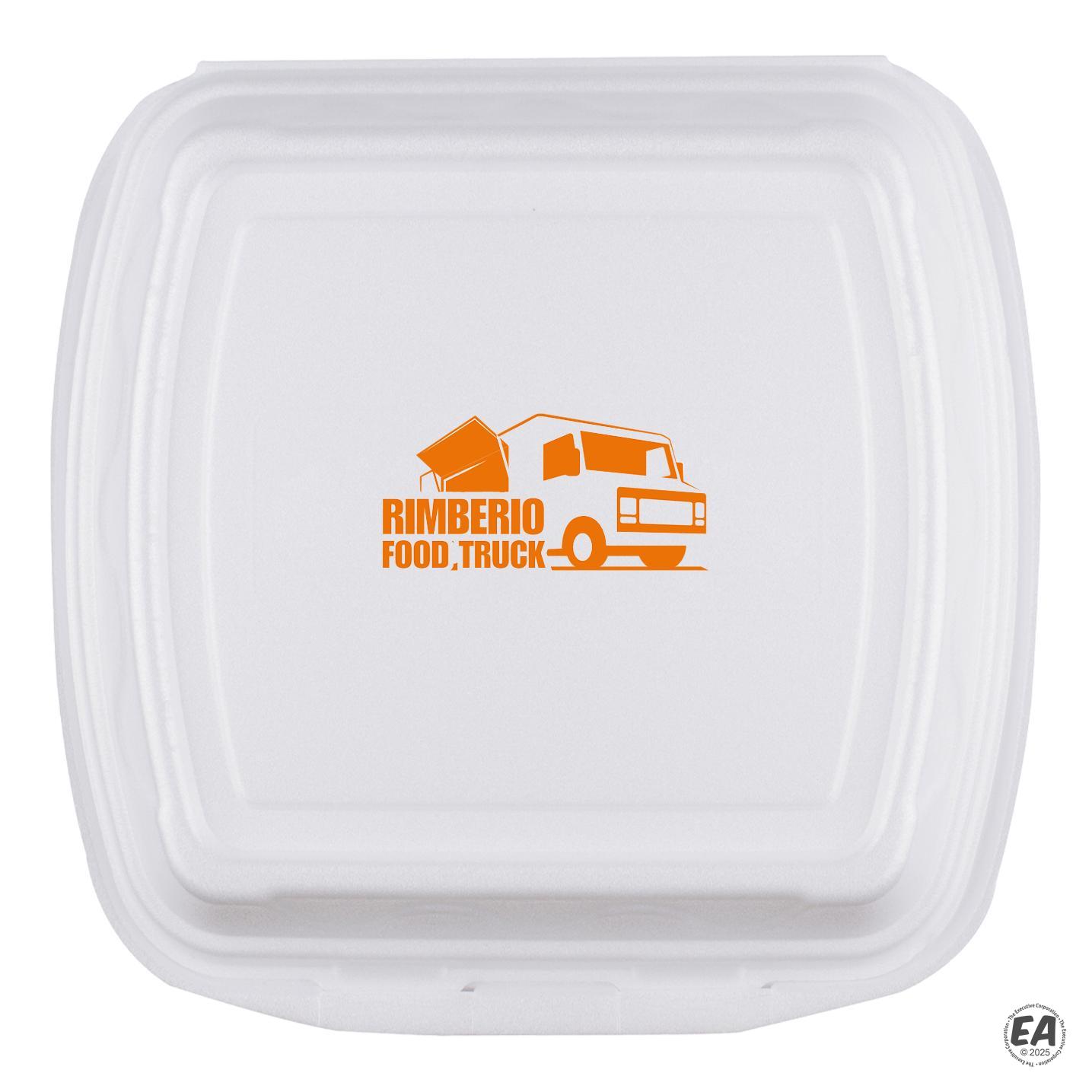 Customized Styrofoam Compartmented Takeout Container 9x9 | Promotional ...