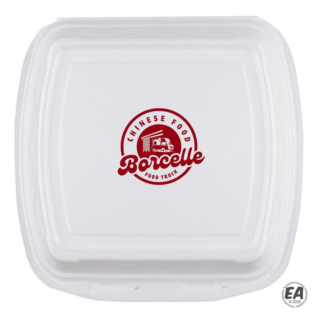 Customized Styrofoam Takeout Container 6x6 | Promotional Food ...