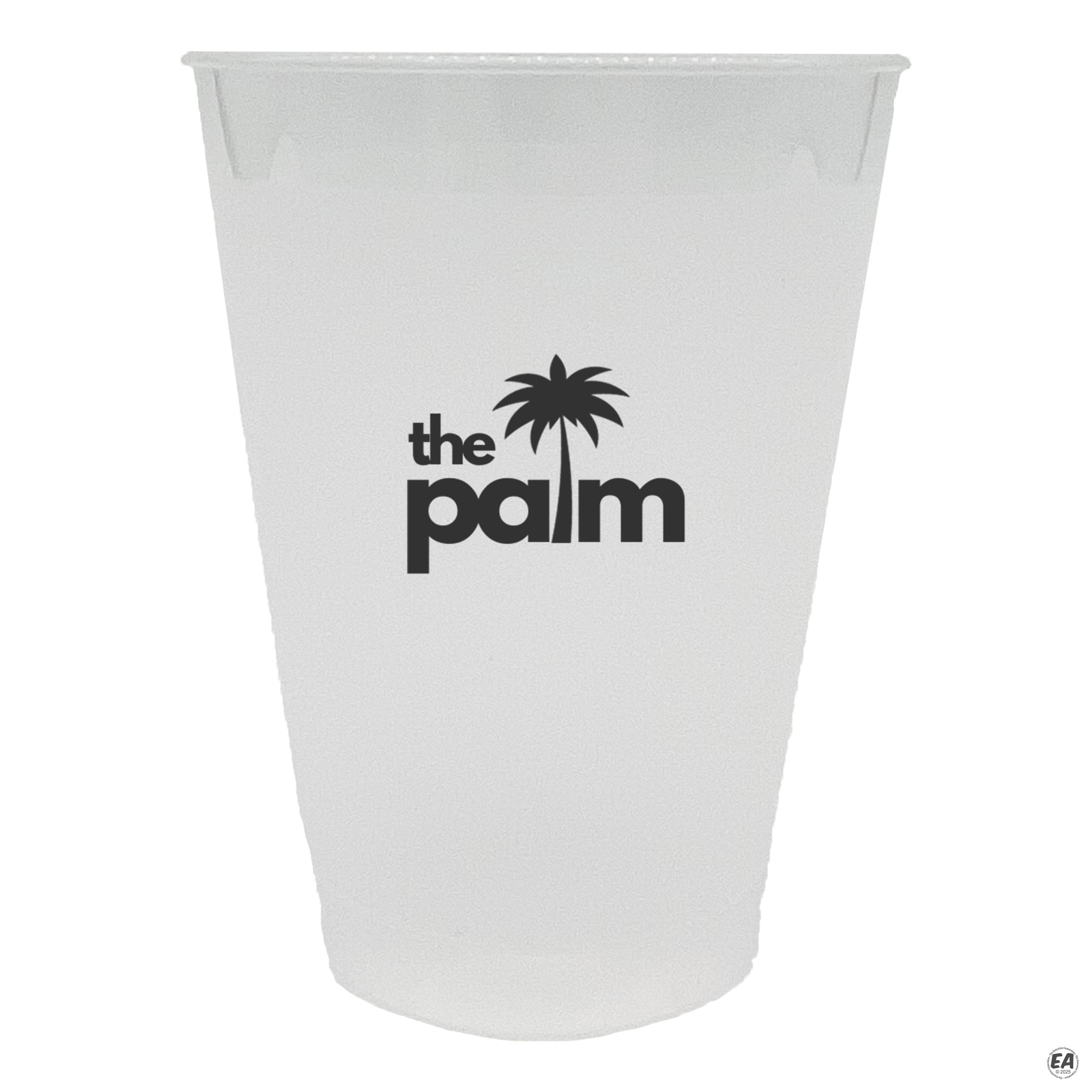 Custom 8 oz. Frosted Unbreakable Plastic Disposible Cup | Promotional ...