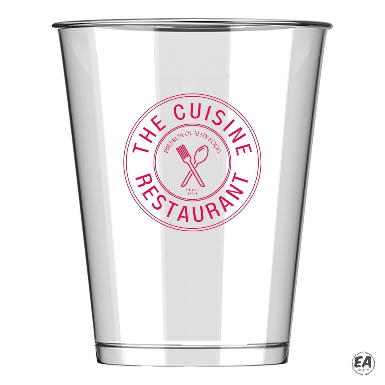 Branded 10 oz. Clear Plastic Disposible Cup - High Volume | Customized ...