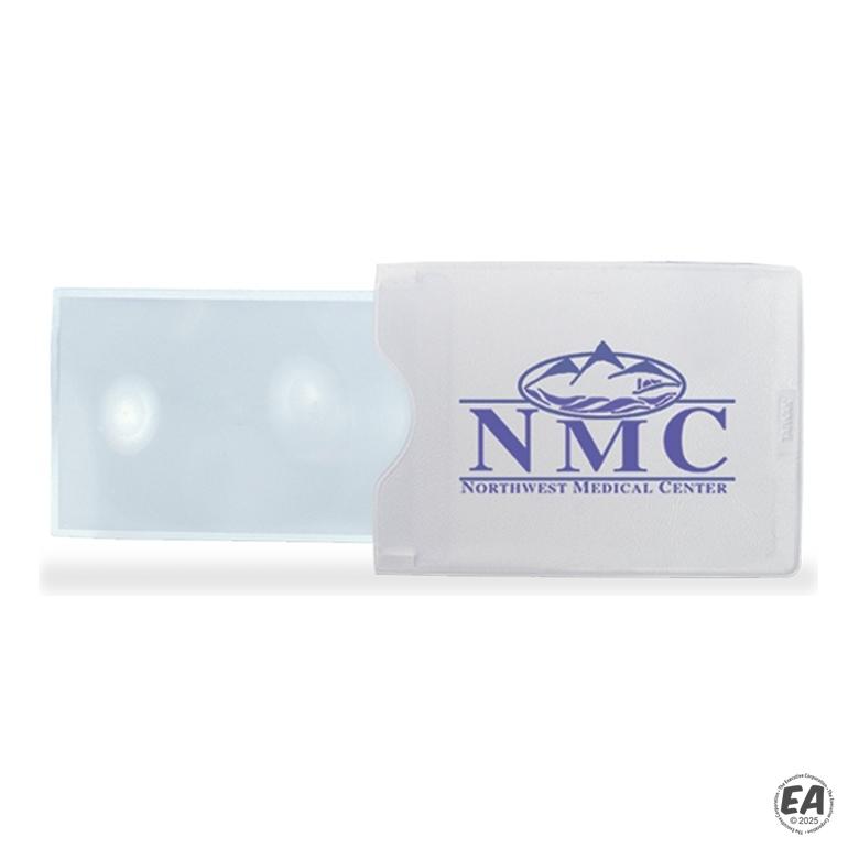 Custom Business Card Pocket Magnifier | Customized Rectangle Magnifiers ...