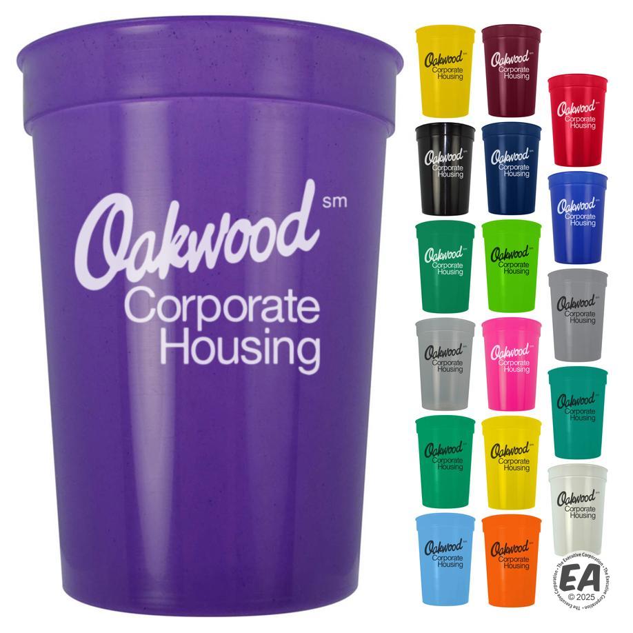 Customized Home & Away 22oz Stadium Cup | Branded Plastic Cups ...
