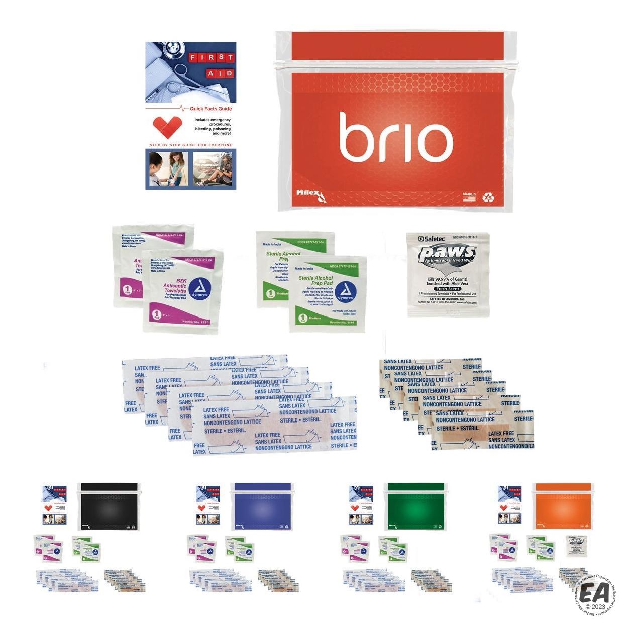 Promotional Personal First Aid Safety And Wellness Kit | Customized ...