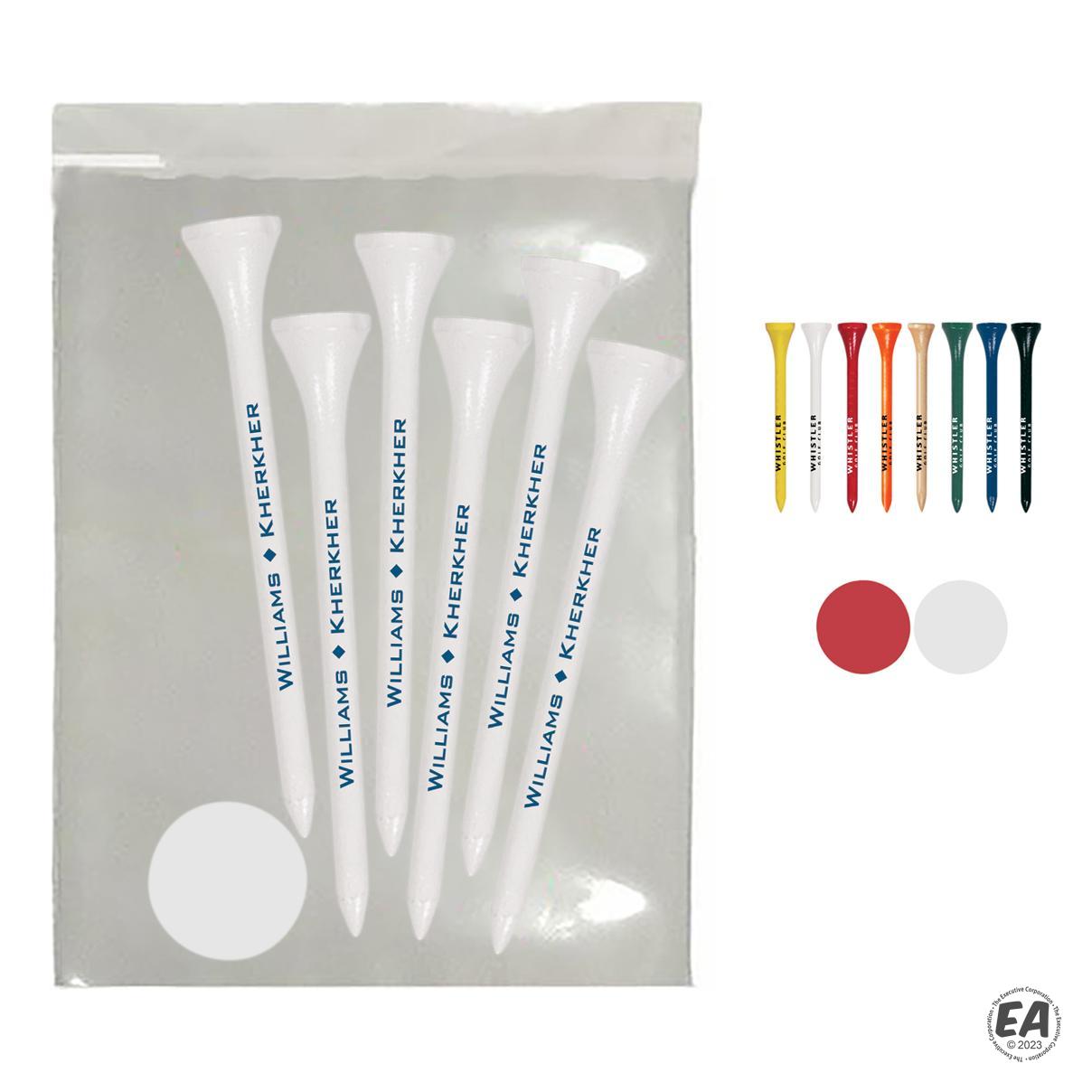 Customized Golf Tournament Kit: 6 Golf Tees, Ball Marker | Branded Golf ...