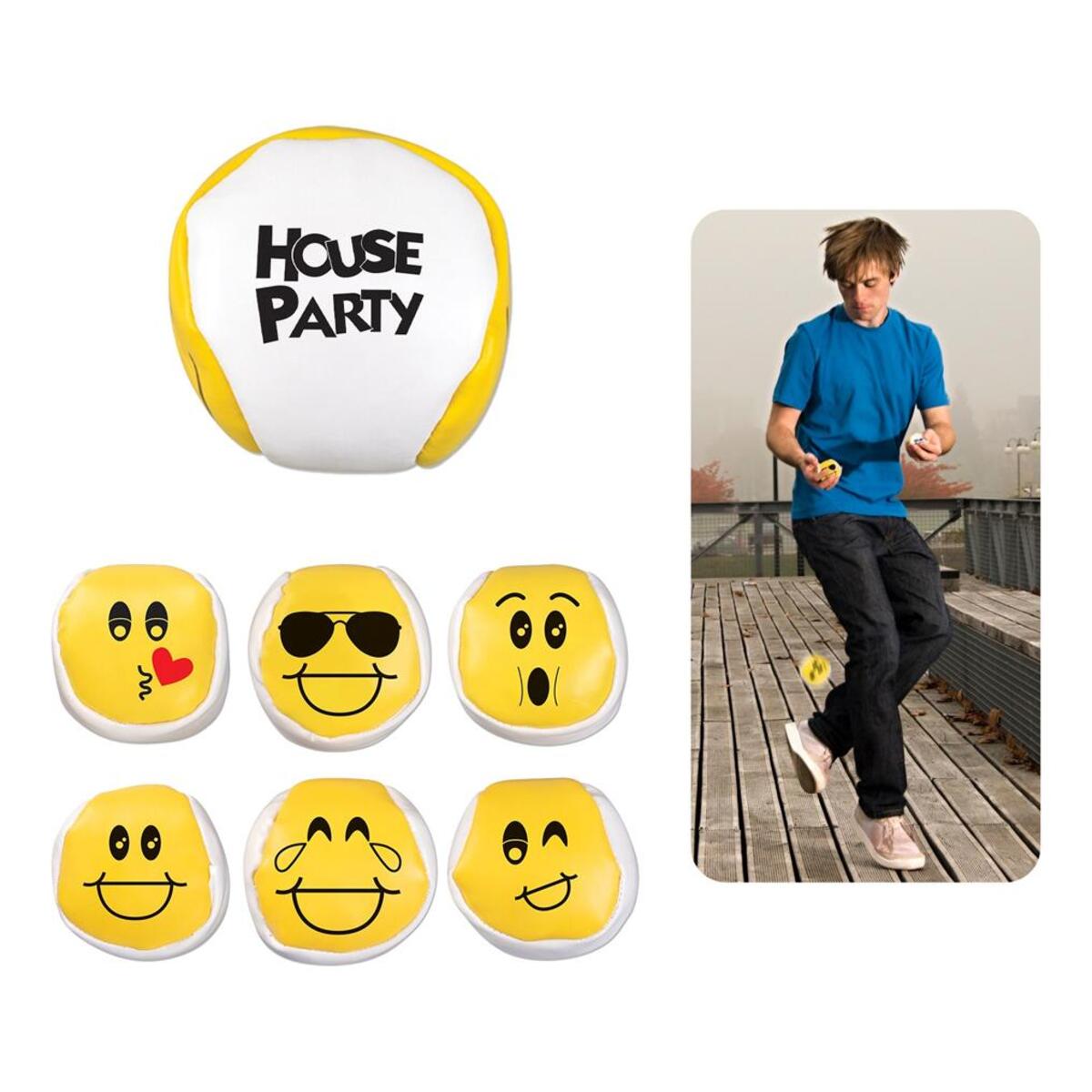 Custom Emoji Themed Footbag | Branded Ball Giveaways | Customized Emoji ...