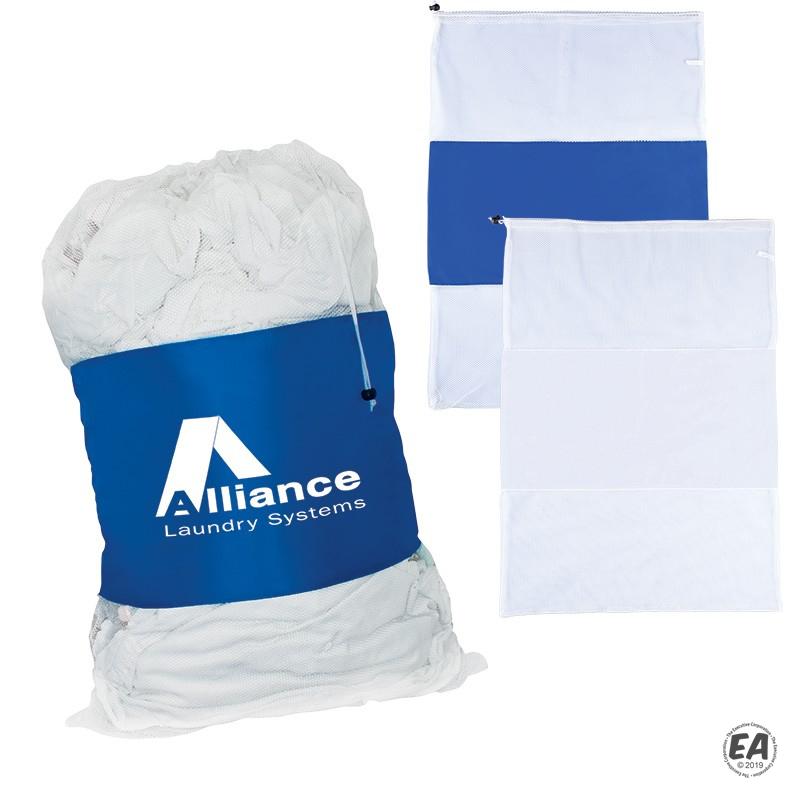 Promotional Duo Mesh Polyester Laundry Bag | Customized Laundry Bags ...