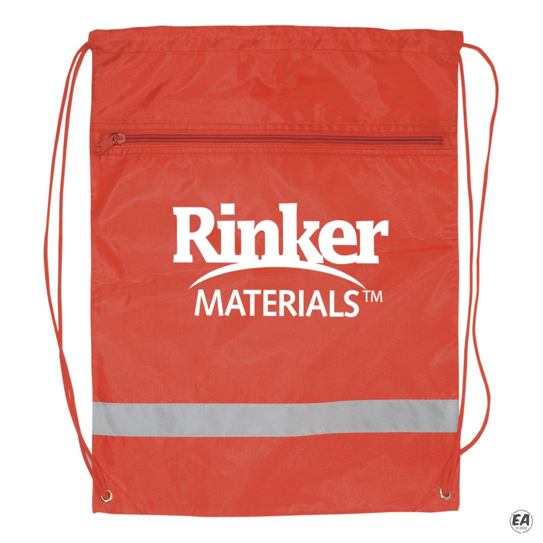 Promotional Zippered String-A-Sling Backpack | Branded Drawstring Bags ...