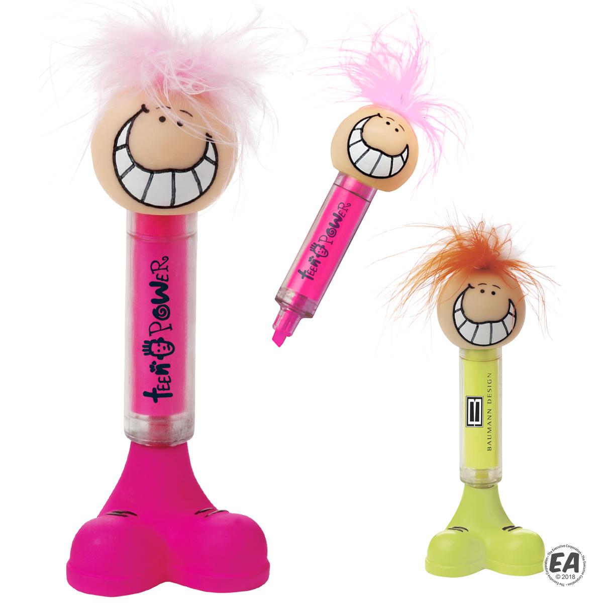 Promotional Happy Highlighter | Customized Novelty Pens | Custom Happy ...