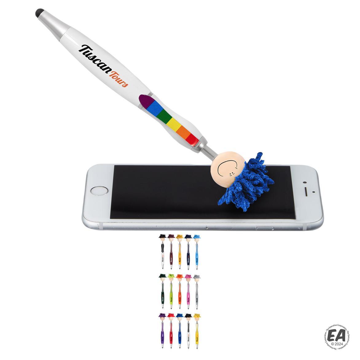 Branded MopTopper Screen Cleaner with Stylus Pen | Customized Screen ...