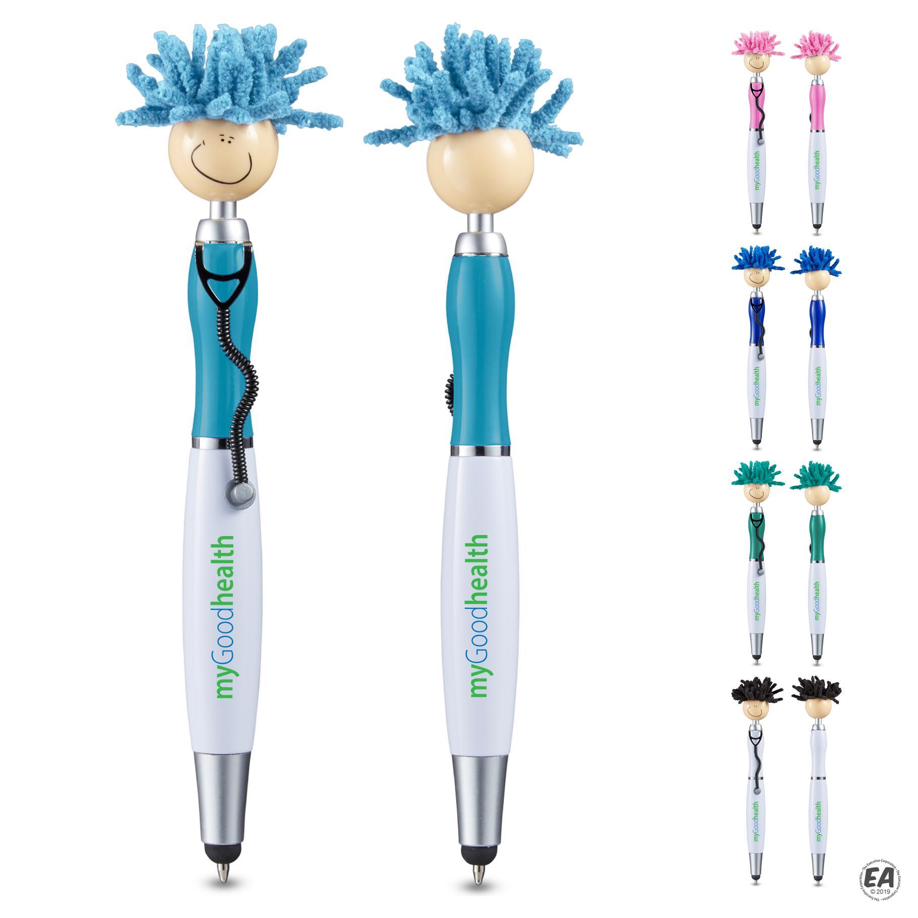 Branded MopTopper Screen Cleaner with Stethoscope Stylus Pen | Custom ...