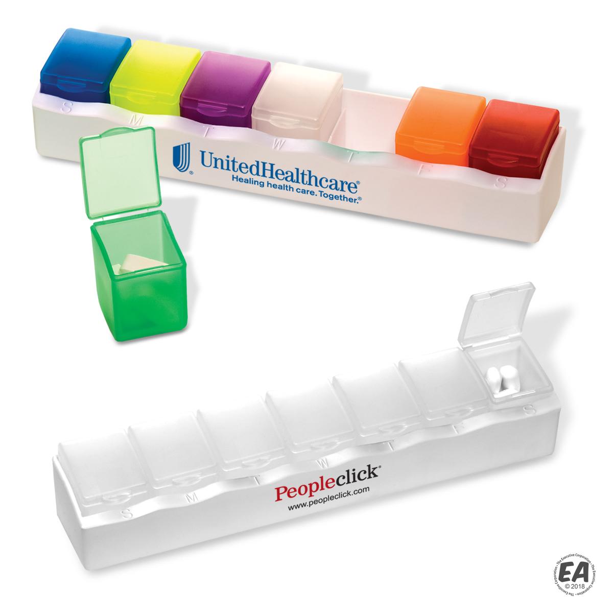 Promotional 7-Day Pill Box | Custom Pill Cases | Customized 7-Day Pill ...