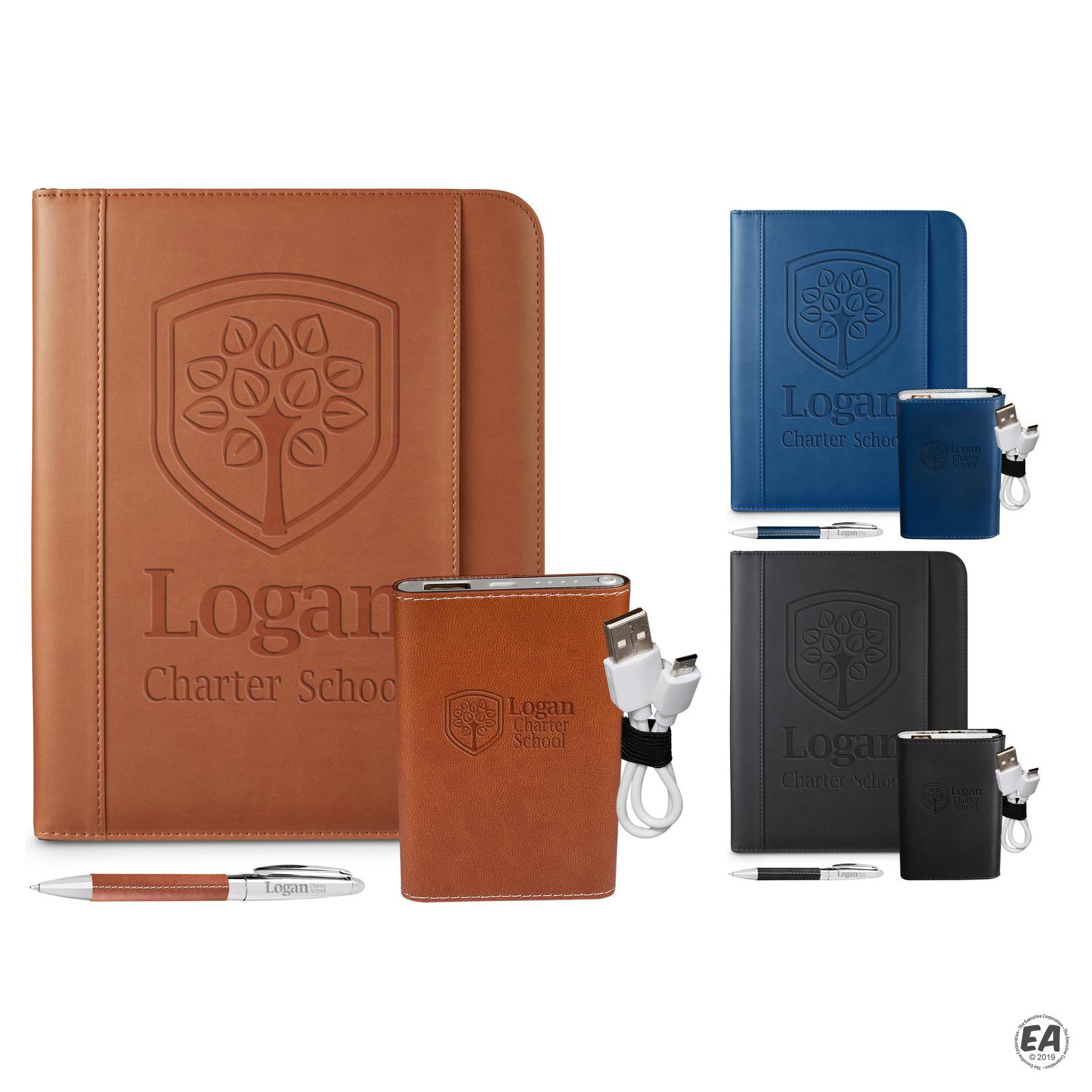 Promotional Tuscany Mobile Portfolio Power Bank & Pen Set | Customized ...