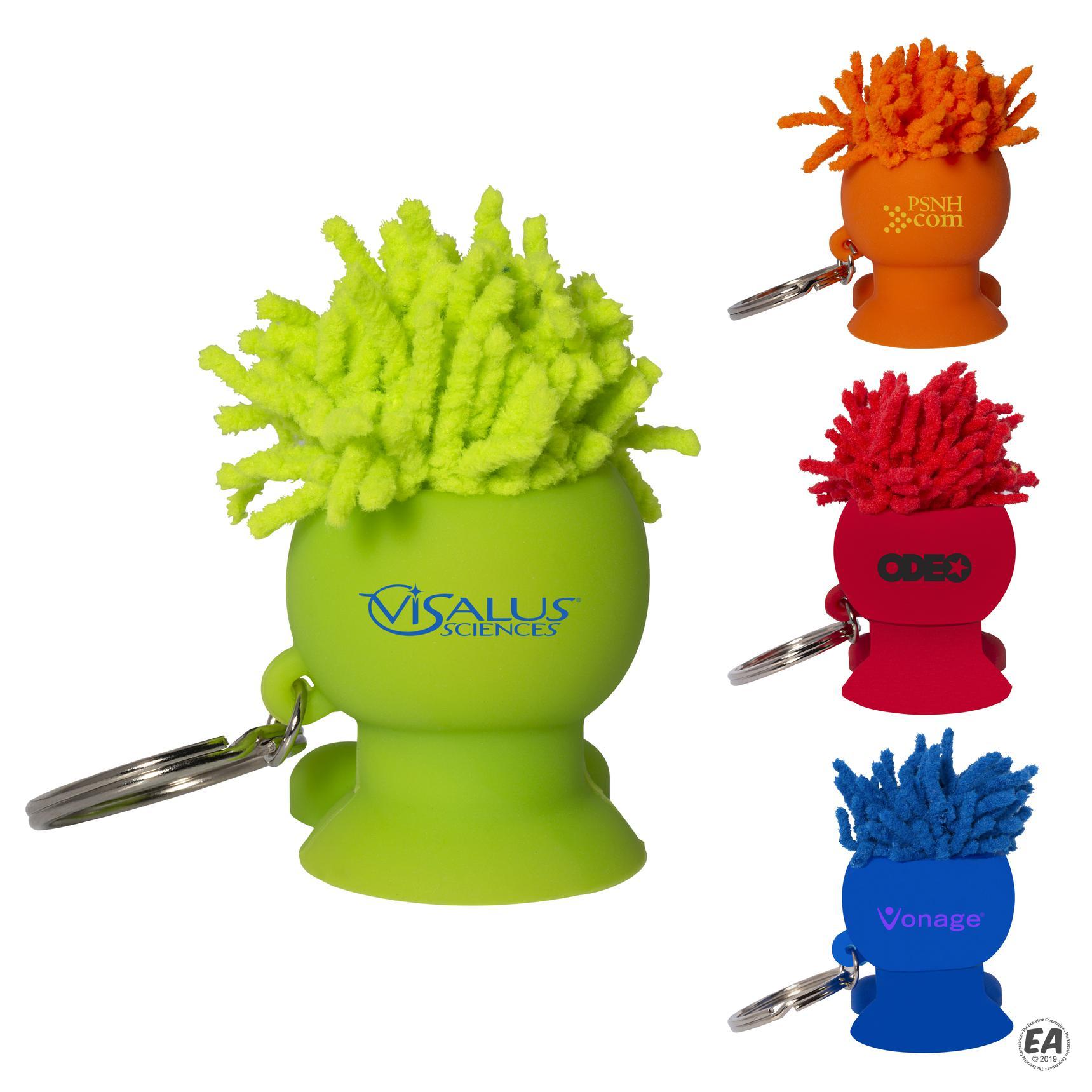 Promotional MopToppers Mobile Stand Cord Winder Key Chain | Customized ...