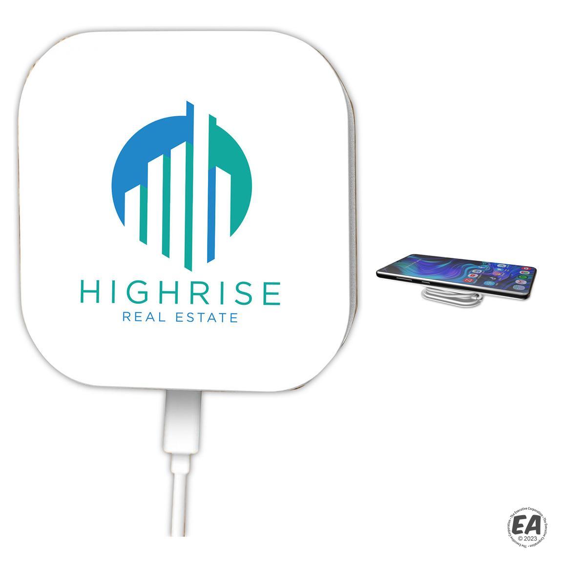 Customized Wireless Charging Pad with Cable Organizer | Promotional ...