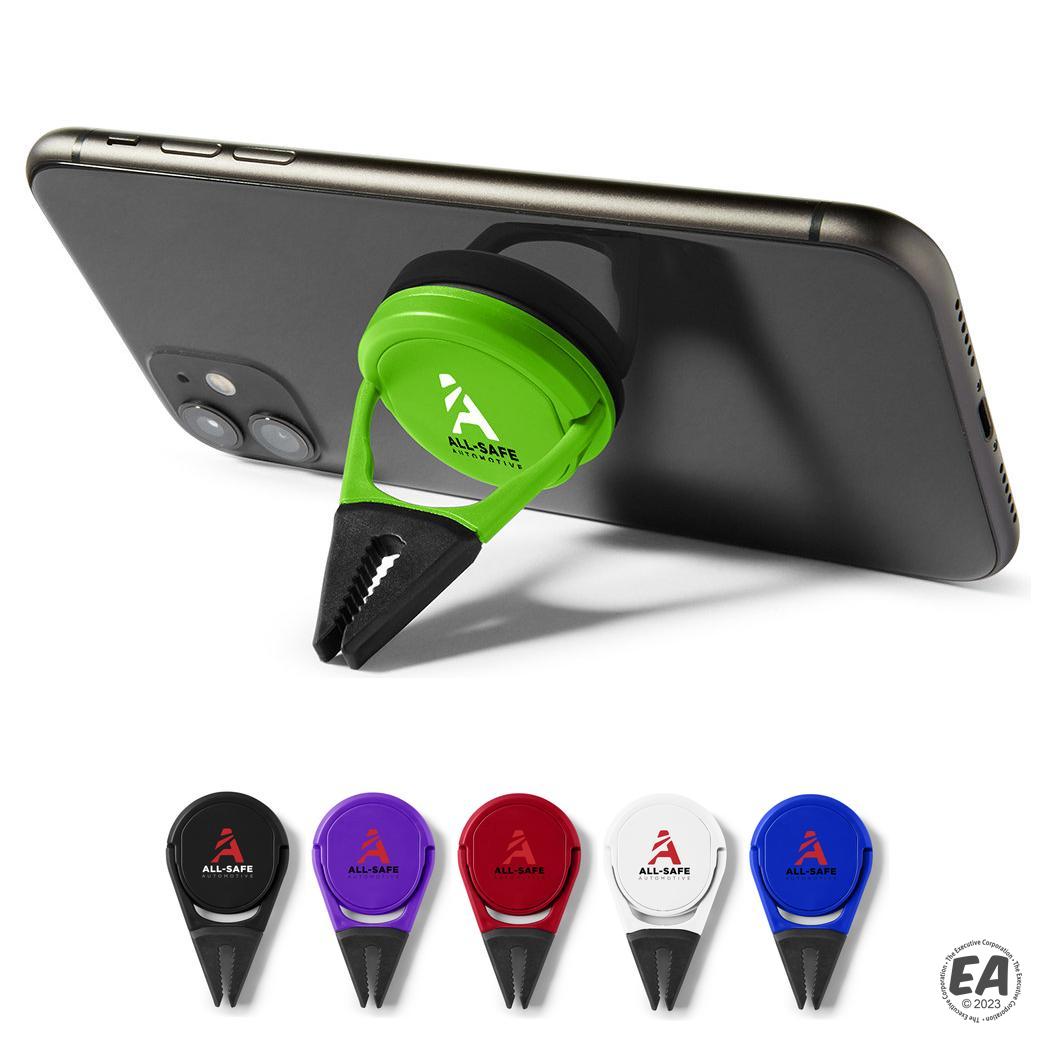 Promotional Vroom Car Vent Phone Holder | Custom Car Phone Mounts ...