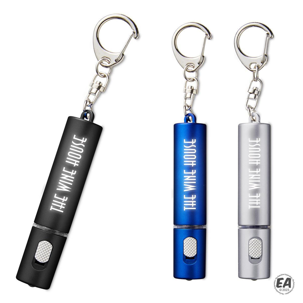 Branded Light-Up-Your-Logo Key Light | Promotional Flashlight Keychains ...