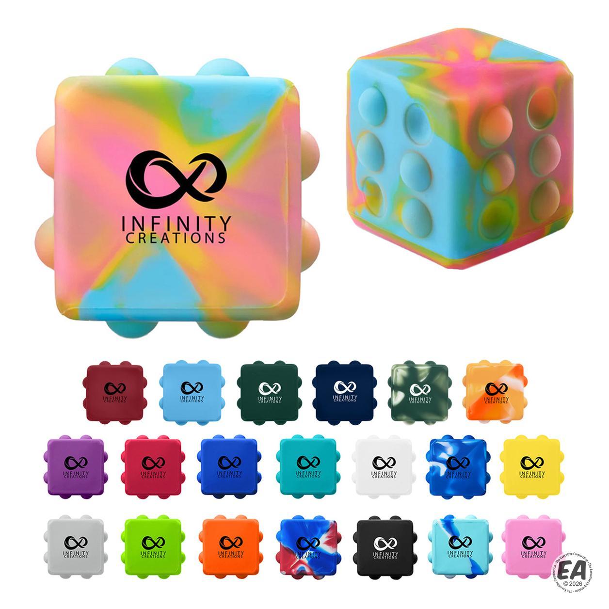 Custom Push Pop Bubble Cube Fidget Sensory Toy | Customized Toys ...