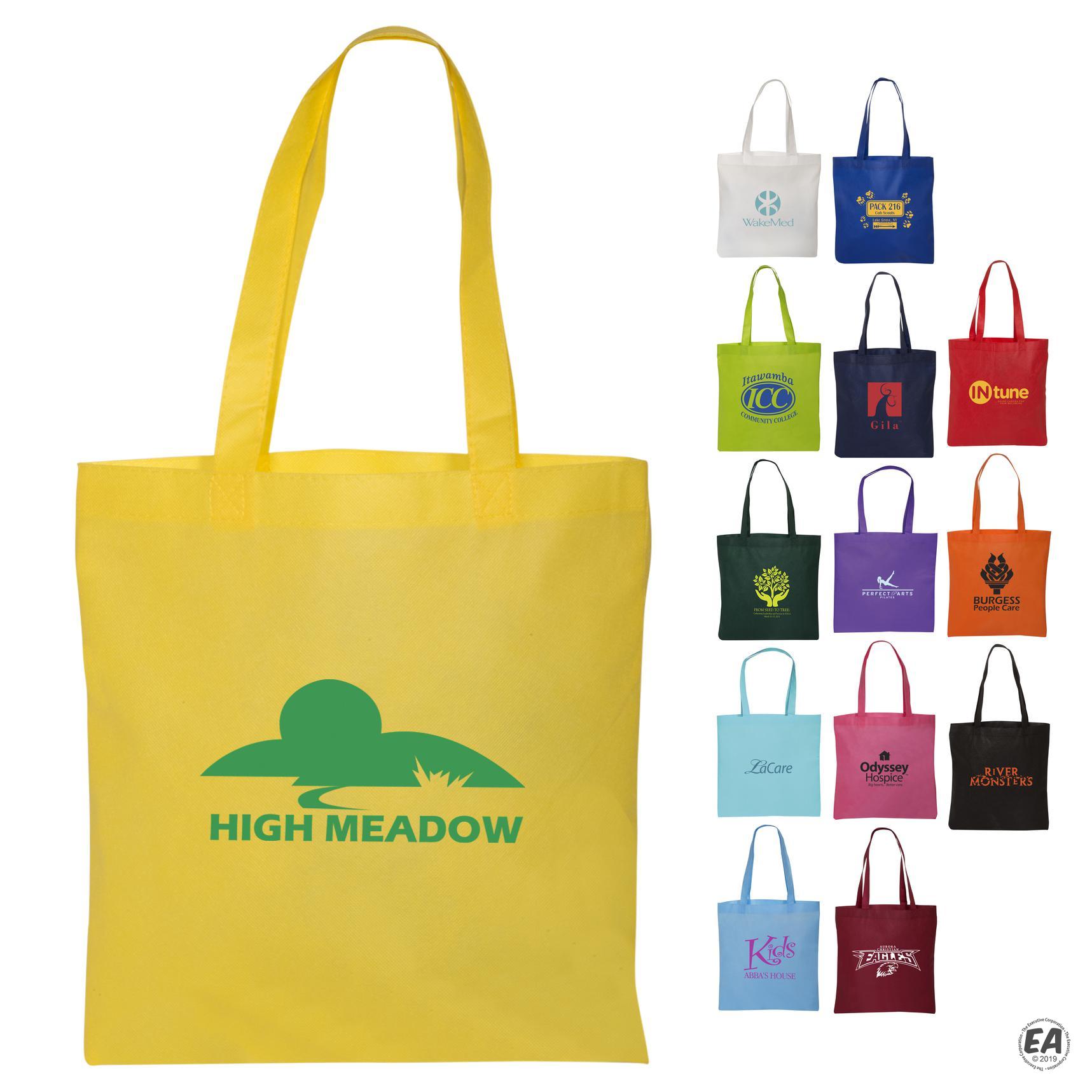 Custom Value Nonwoven Trade Show Tote Bag | Branded Tote Bags ...