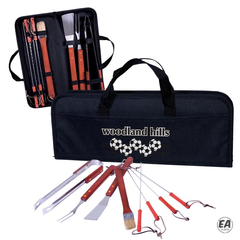 Customized 8 Piece BBQ Set | Promotional BBQ Sets | Branded 8 Piece BBQ ...