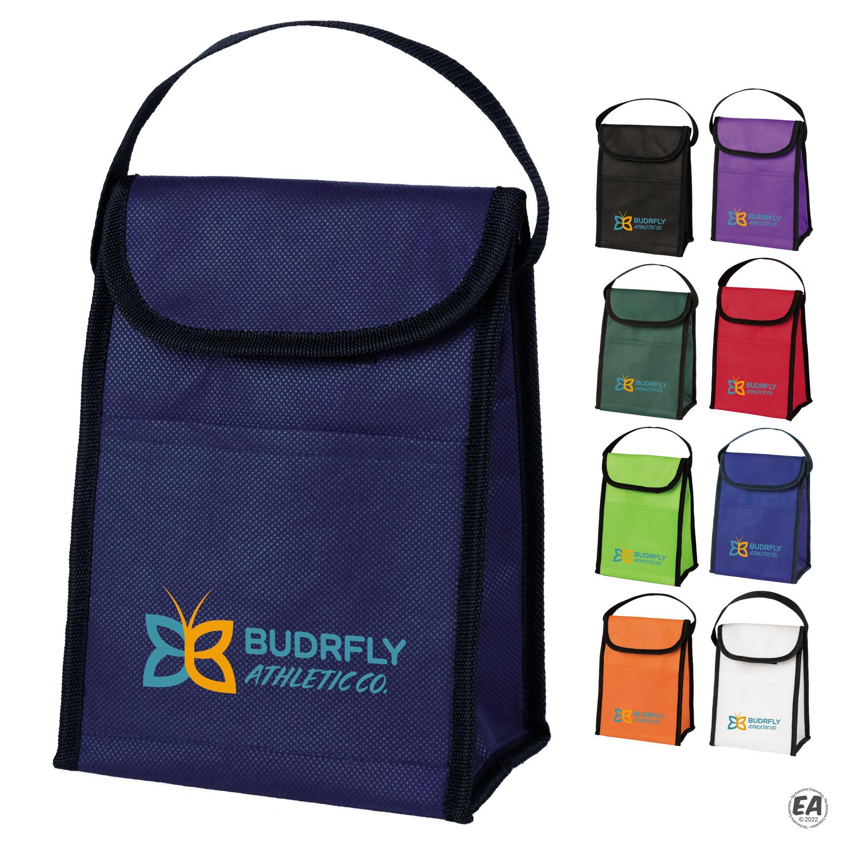 Promotional Nonwoven Lunch Bag with Pocket | Customized Lunch Bags ...