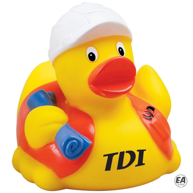 Customized Construction Worker Rubber Duck | Custom Rubber Ducks ...