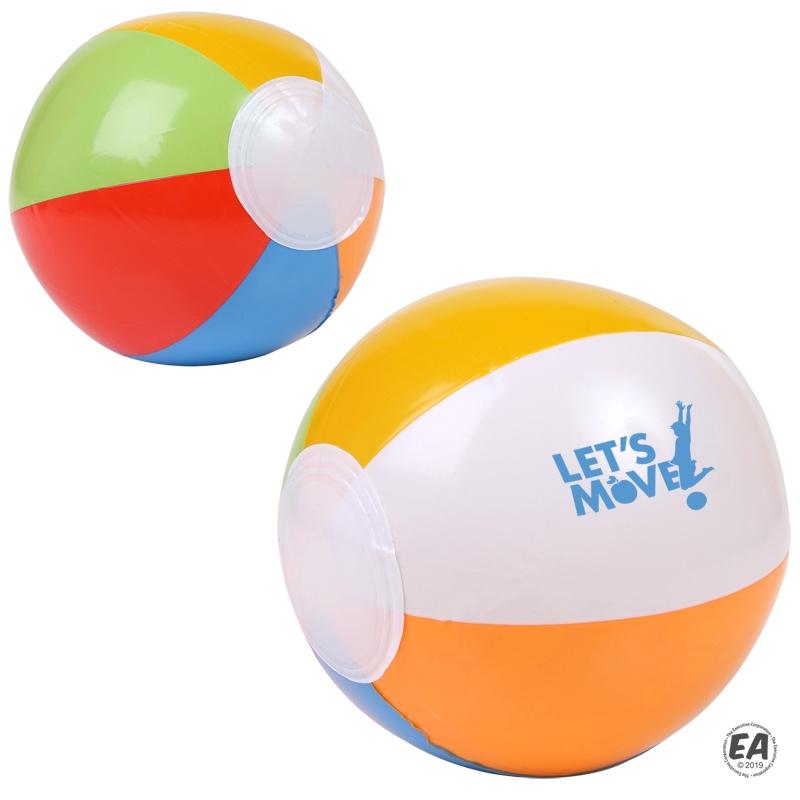 Customized 6 Multi Colored Beach Ball | Promotional Beach Balls ...