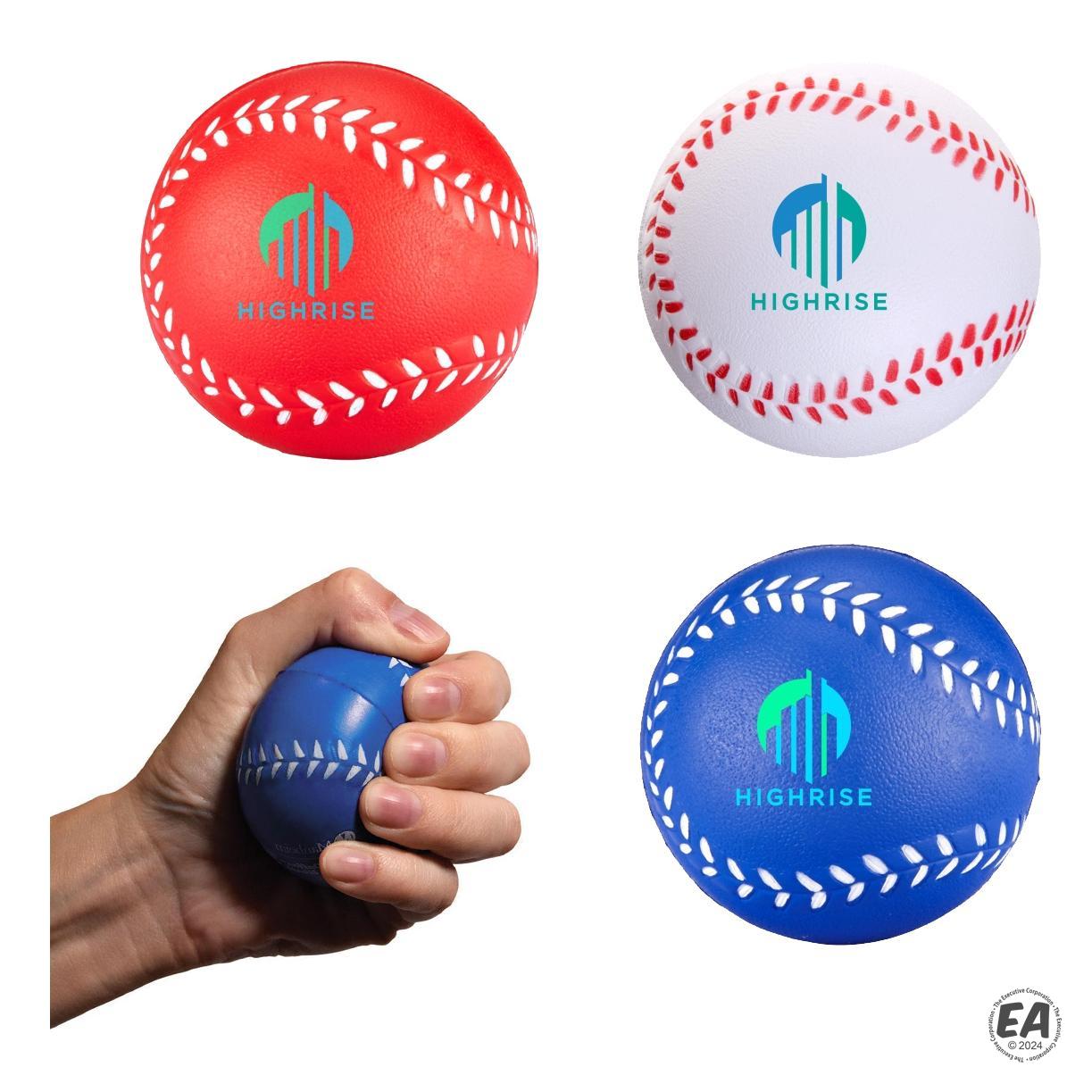 Custom Baseball Stress Ball | Promotional Stress Relievers | Customized ...