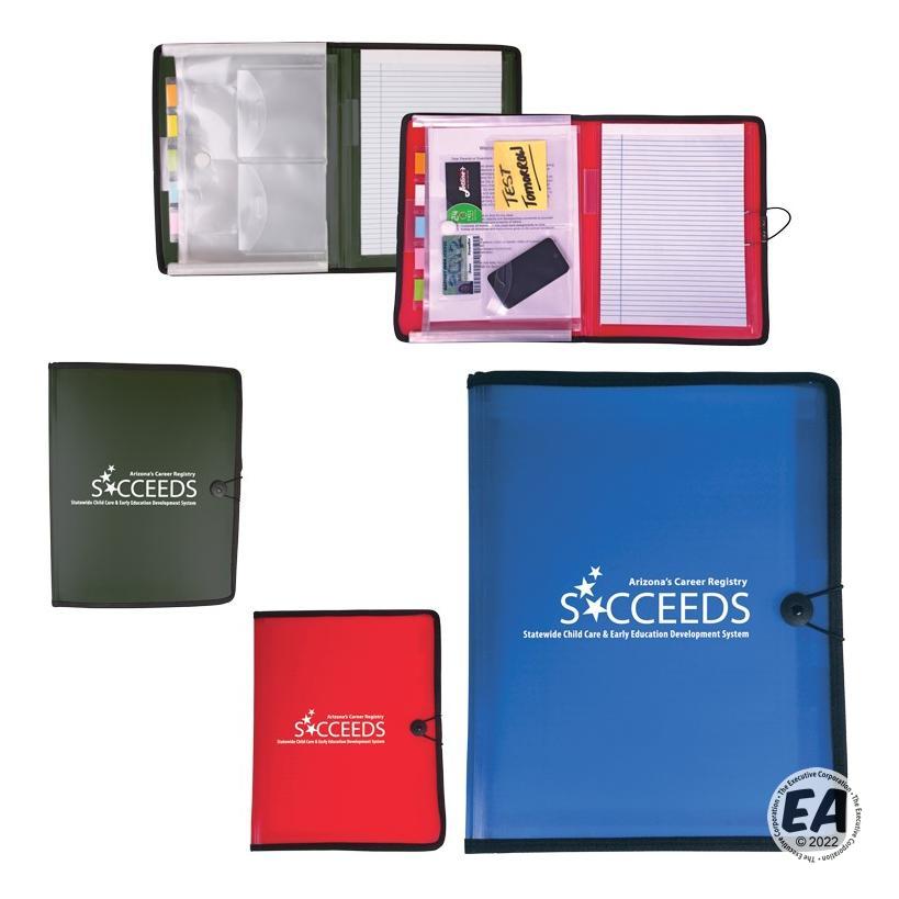 Branded Letter Size Portfolio Meeting Organizer | Customized Padfolios ...