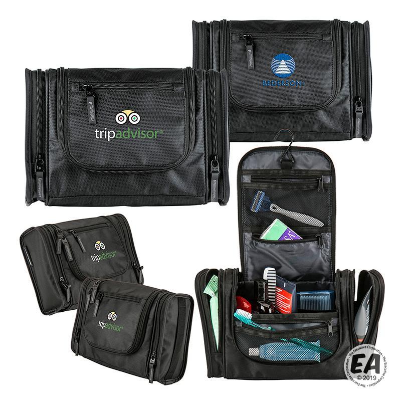 Customized Basecamp Hanging Travel Kit | Promotional Toiletry Bags ...