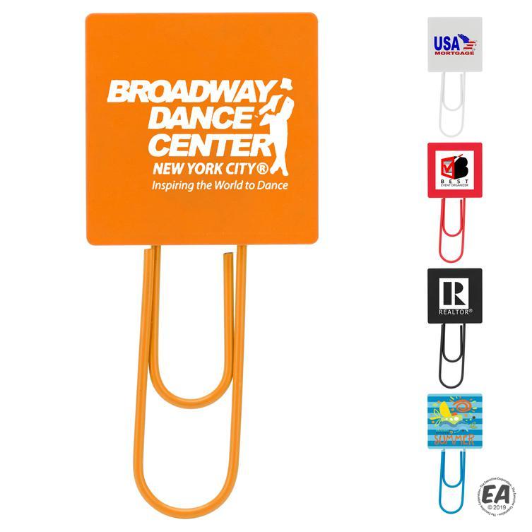 Customized Jumbo Magnet Paper Clip | Promotional Desktop Items | Custom ...