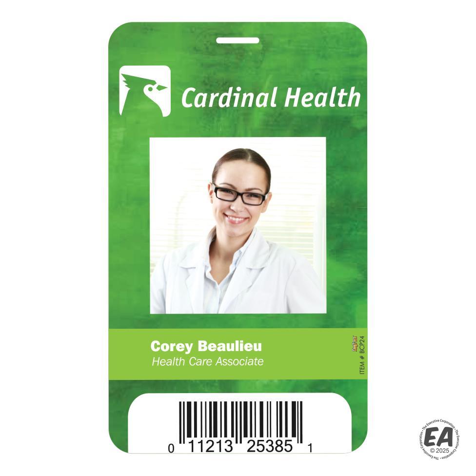 Promotional 3 X 5 Plastic Identification Badge | Customized Name Badge ...