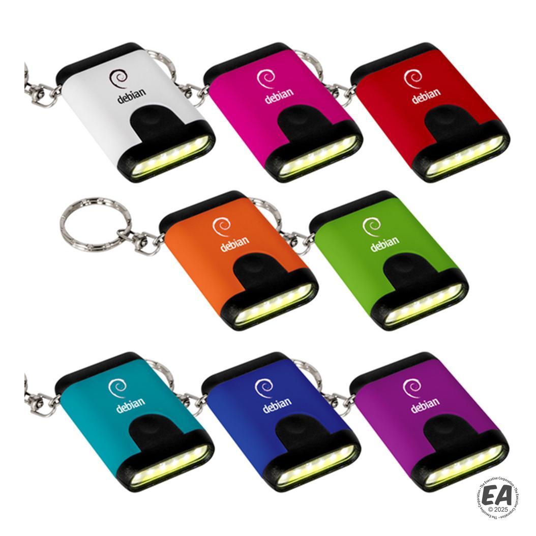 Customized COB Flashlight Keychain | Branded Flashlight Keychains ...