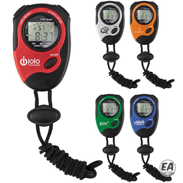 Promotional Get-in-Step Color Stopwatch | Customized Exercise Equipment ...