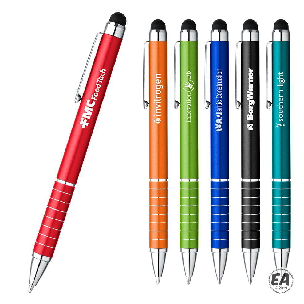 Custom Axis Aluminum Ballpoint Stylus Pen | Customized Executive Pens ...